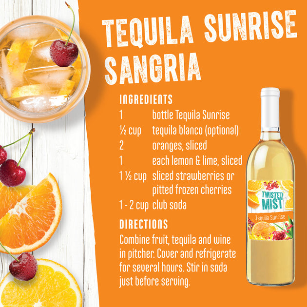 WineXpert Twisted Mist 30 Bottle Tequila Sunrise